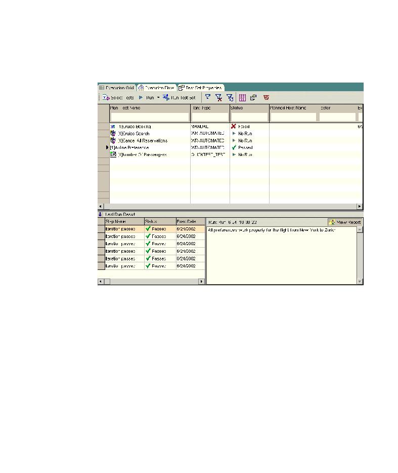 TestDirector Tutorial: View a summary of test results